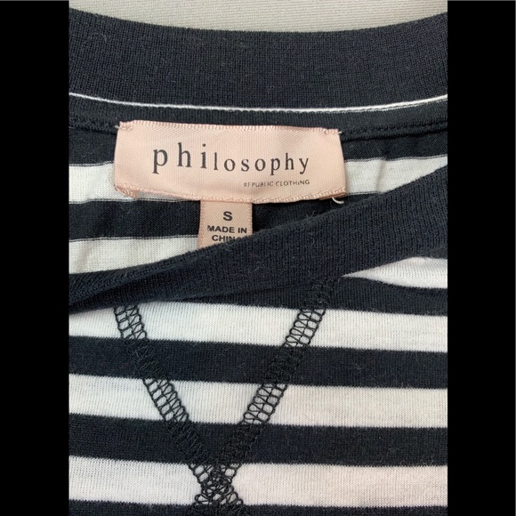 Philosophy | Tops | Philosophy Striped Shirt | Poshmark
